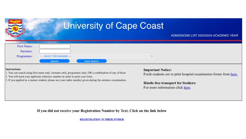 How To Check UCC Application Status (2024) - Knustportal